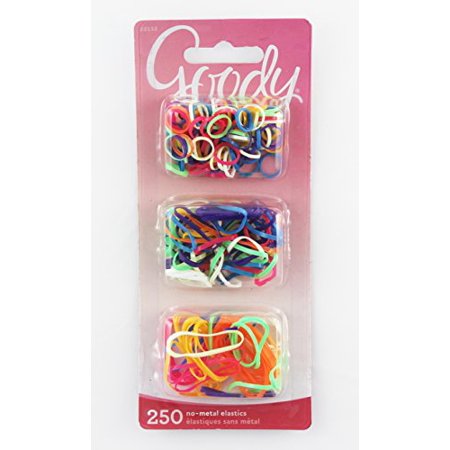 Goody Girls Ouchless Multisize Polyband Elastics, 250 Count | Walmart ...