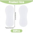 80sheets Sock Lining Cardboard Folders Sock Liner Paperboard White ...
