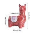 Alpaca Ceramic Planter Pot, 6.1 in Flower Pot with Drainage Hole ...