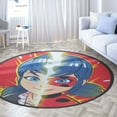 Free Shipping! Well Woven Miraculous Ladybug Red Round Rug 6'7 Machine ...