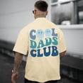 Teeso Dad Shirt, Cool Dads Club T Shirt for Men, Oversized Daddy Letter ...