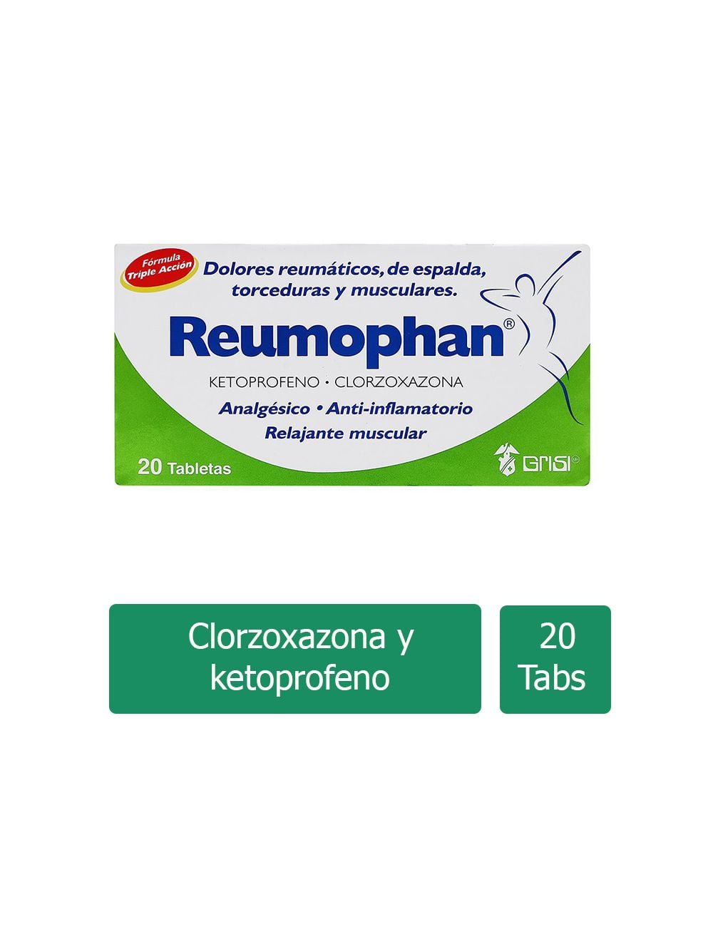 Reumophan 250 mg/ 50 mg Caja Con 20 Tabletas Reumophan FRASCO | Walmart ...