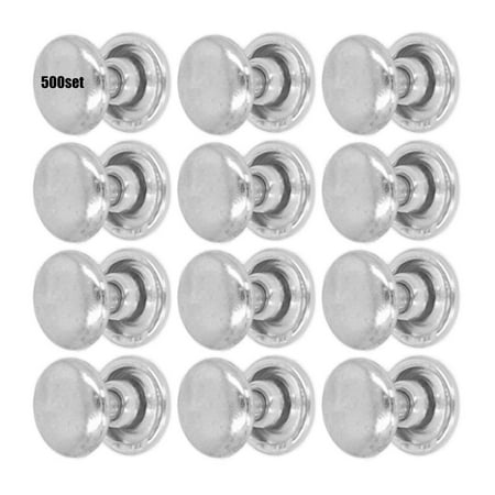 Leather Rivets, Electroplating Process Iron Material Metal Studs Rivets ...