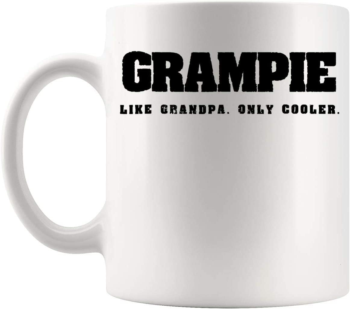 Man Grandfather Grandpa Father's day Old Mens GRAMPIE Gift Mug Cup 11Oz ...