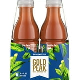 Gold Peak Extra Sweet Tea, Sweet Tea, 16.9 fl oz Bottles, 6 Pack ...