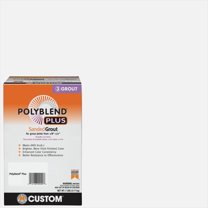 Custom Building Products Bone Sanded Tile Grout, Polyblend Plus, 7 lbs ...
