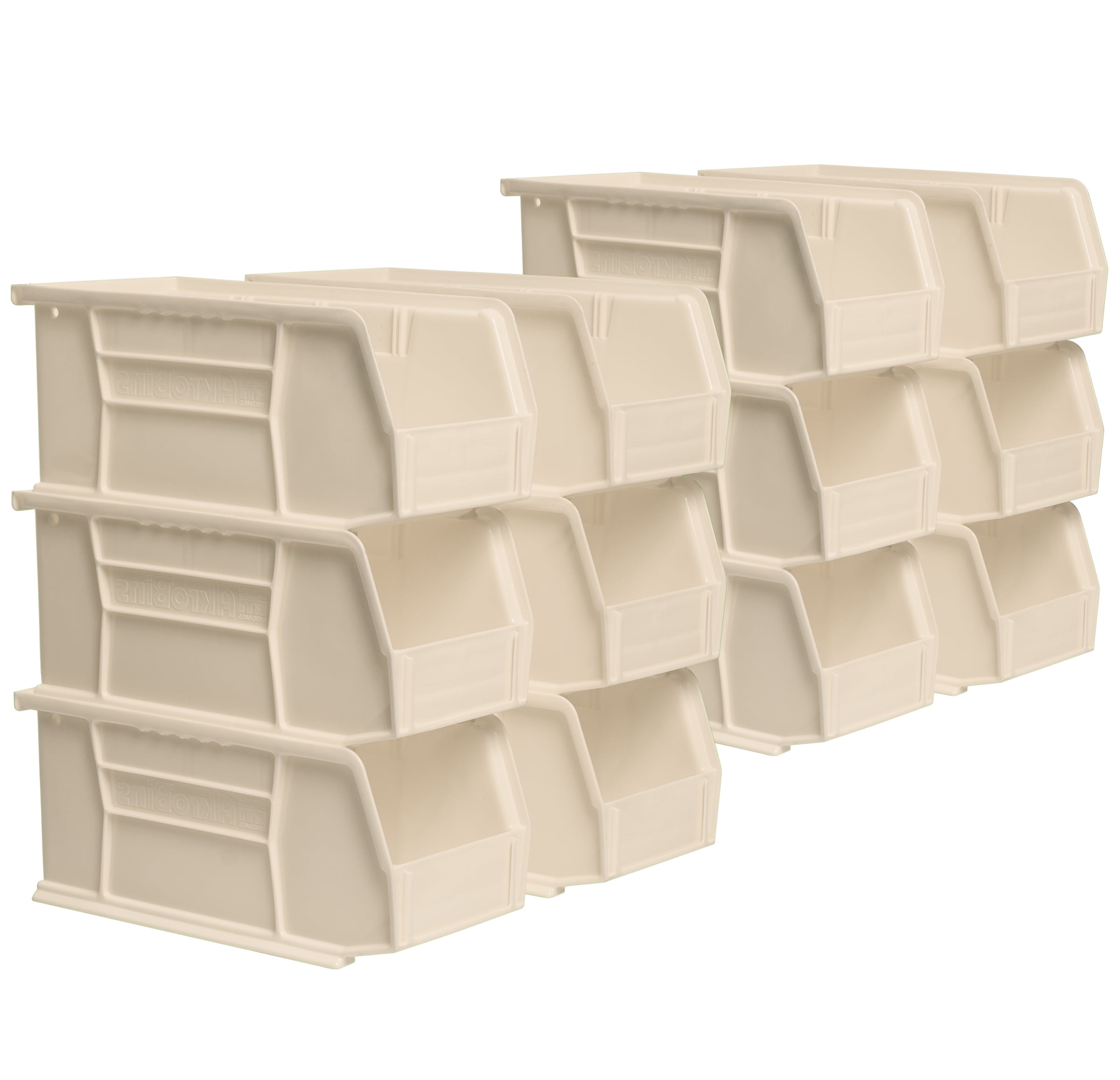 Akro-Mils Stackable Storage Bins, AkroBins Stacking Organizer, 11"x5"x5 ...