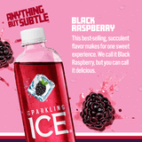 Sparkling Ice® Black Raspberry Flavored Sparkling Water, Zero Sugar, 17 ...