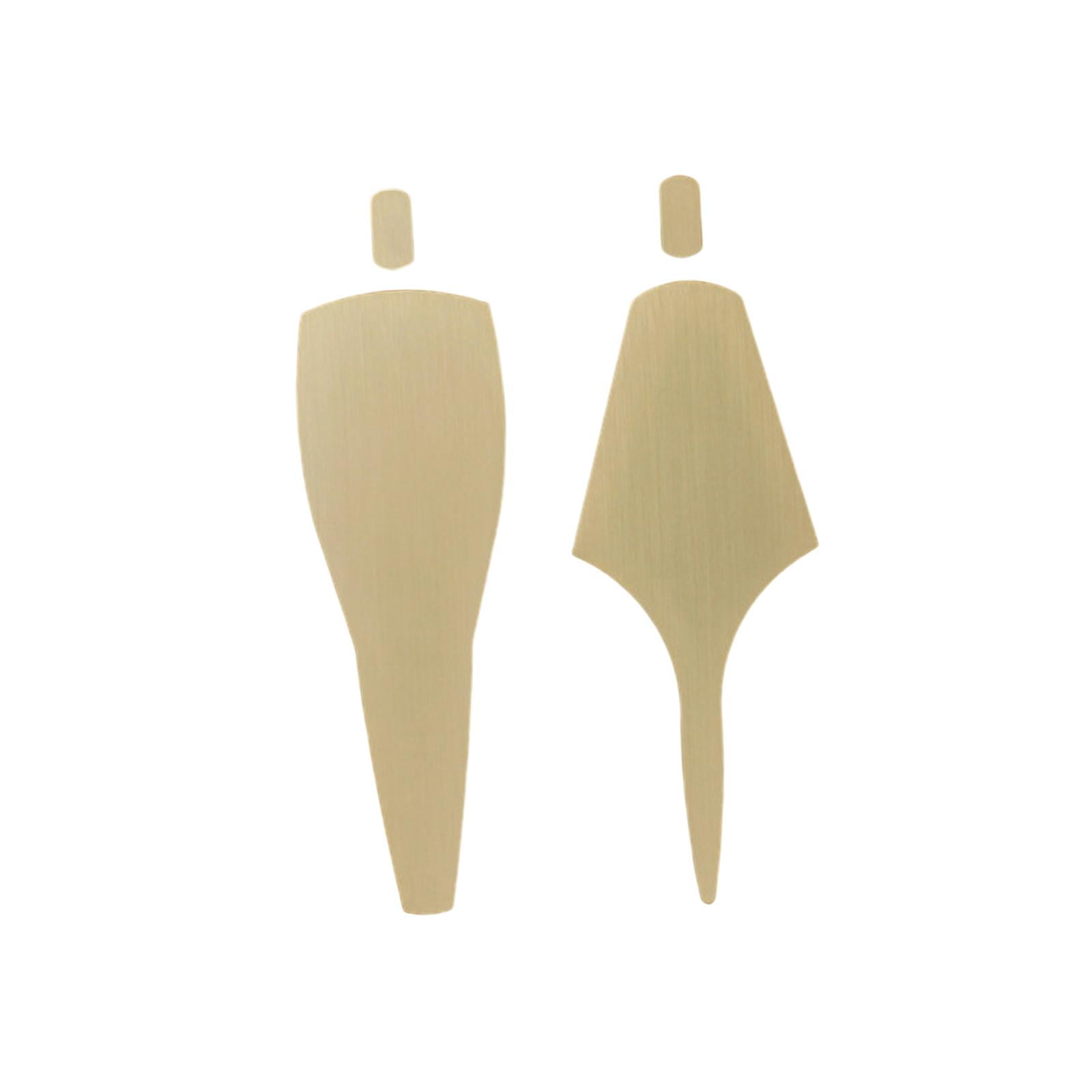 Men and Women Restroom Signage Universal Fashion Thicken Toilet ...