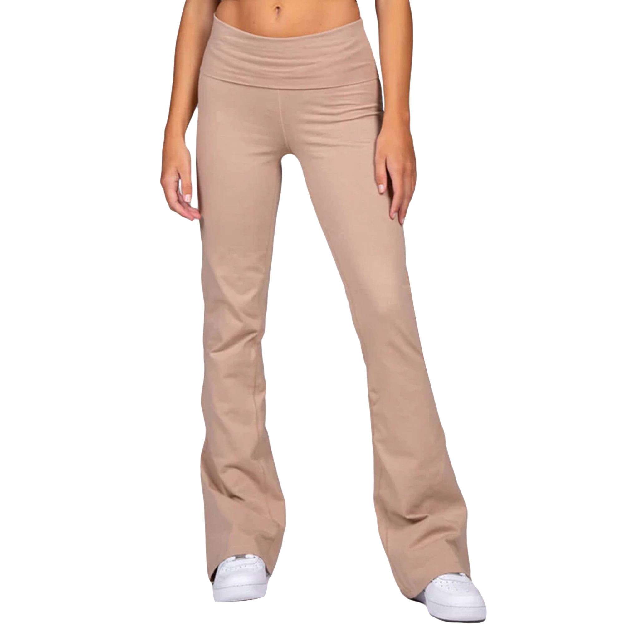 Click here for Gupgi Women Flare Leggings Solid Color Basic Yoga... prices