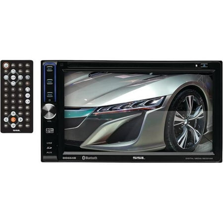 Soundstorm DD664B Double-DIN In-Dash Touchscreen DVD Receiver with ...