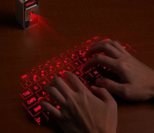 MOJO Bluetooth Wireless Laser Projection Virtual Keyboard Portable Full ...