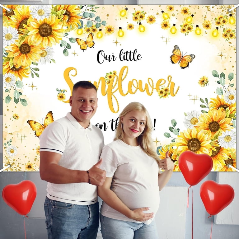 Burlap Welcome Banner Sunflower Garland Banner For Kids Birthday Party ...