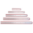 304 Stainless Steel Ruler High Precise Single Side Thickened Metal ...
