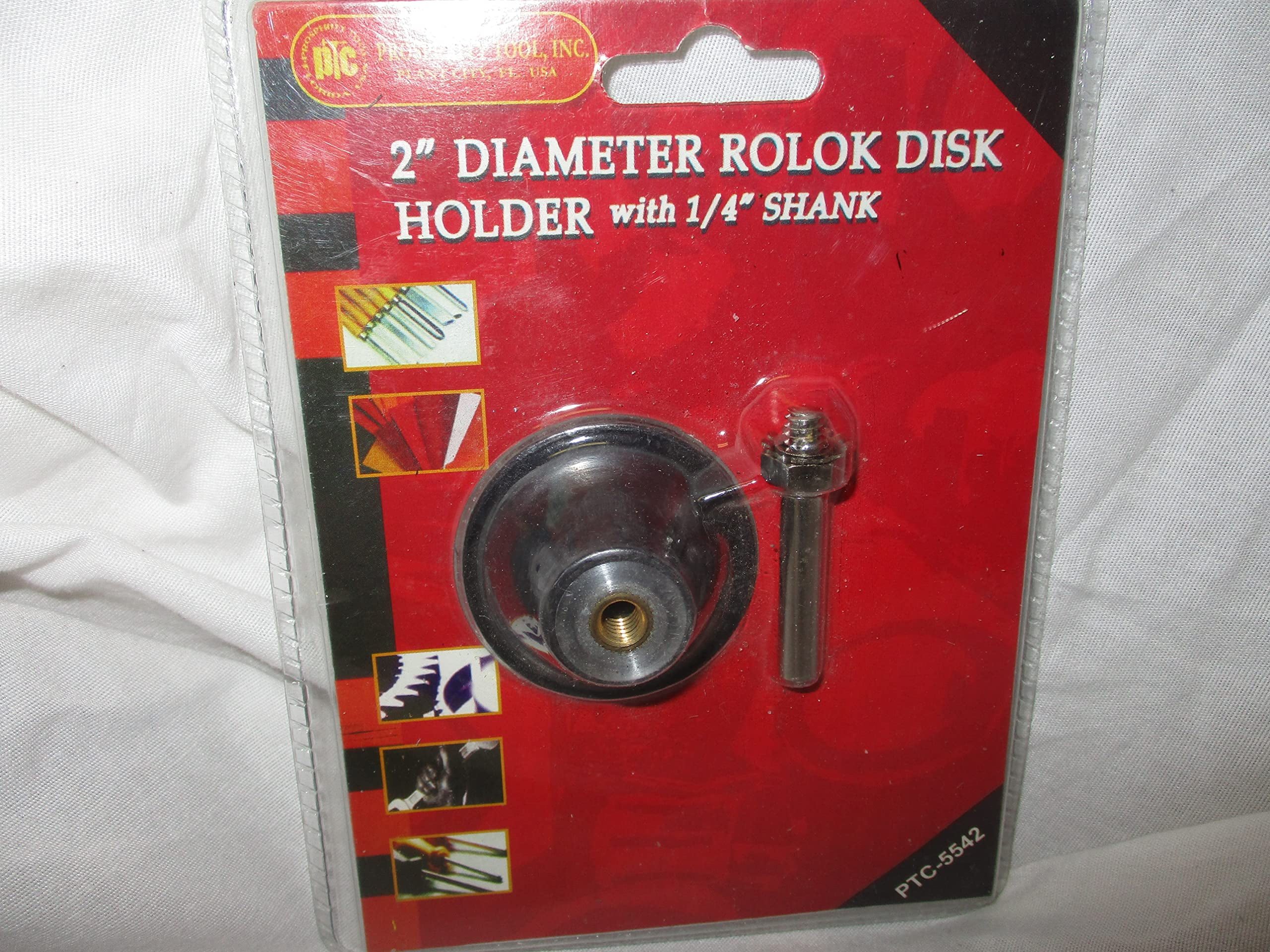 2" Diameter Rolok Disk Holder with 1/4" Shank - Walmart.com