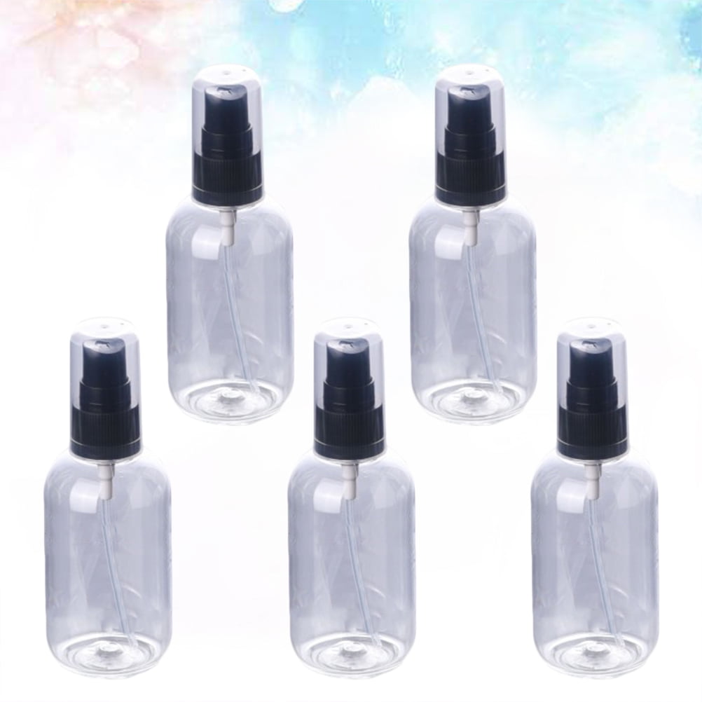 5 Pcs 80ml Dispense Spray Bottle Plastic Small Makeup Water Container ...