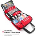 330-piece first aid kit, high-quality waterproof compact trauma medical ...