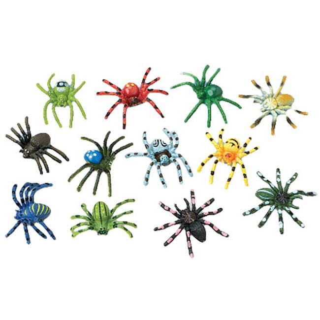 US Toy Company 1192 Mini Spiders - Pack of 12 - Walmart.com - Walmart.com