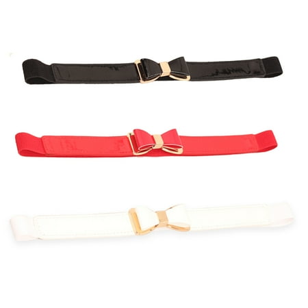 Waist Band Stylish Adjustable Bow Knot with of alloy; elastic Buckle ...