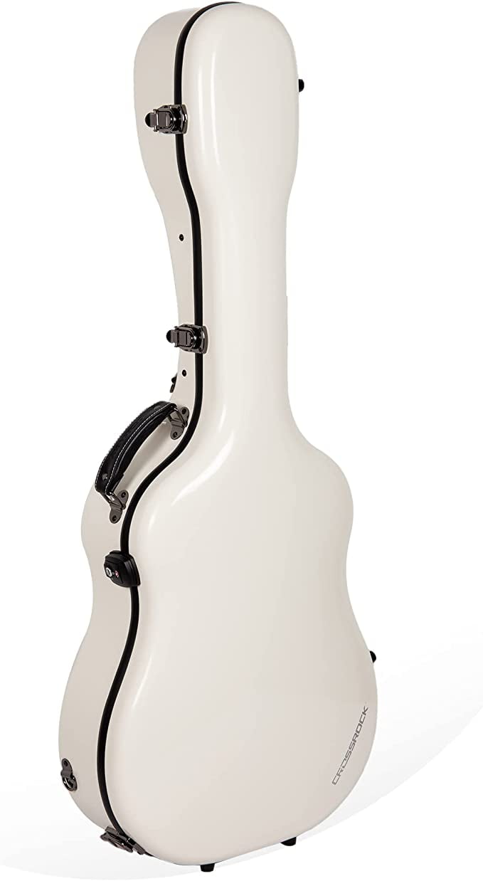 Crossrock Fiberglass Case For Acoustic Dreadnought Guitar - Walmart.com
