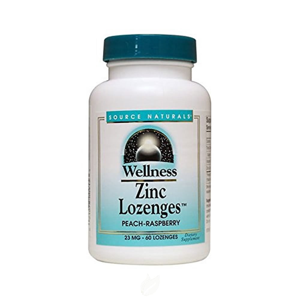 (2 Pack) Source Naturals - Wellness Zinc Lozenges - 60 tabs - Walmart.com