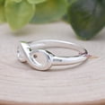 ELANZAA JEWELS- Infinity Silver Ring | 6mm Sterling Silver Band ...
