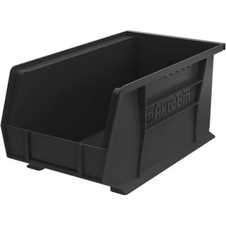 Akro-Mils Stackable Storage Bins, AkroBins Stacking Organizer, 15"x8"x7 ...