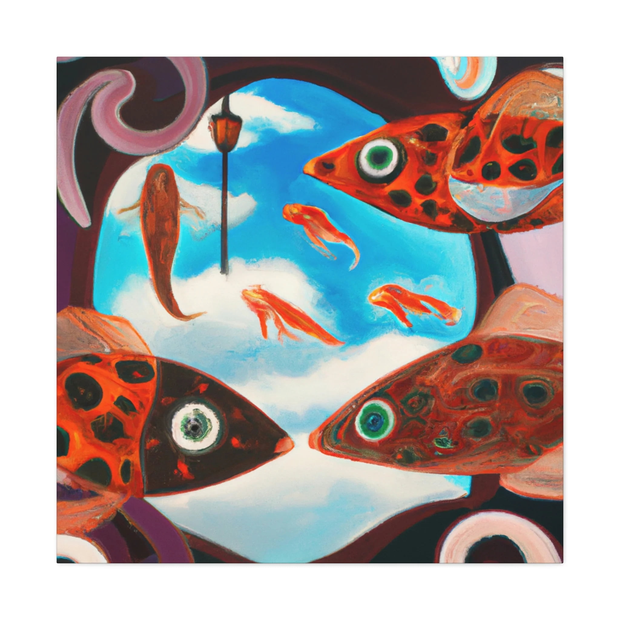 Colors of the Killifish - Canvas - Walmart.com