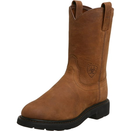 Ariat Sierra Work Boots - Mens Tough Heavy Duty Leather Work Boot 9 ...