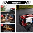 5-Gallon Universal Generator Gas Fuel Tank w/ Chrome Cap Gauge Petcock ...