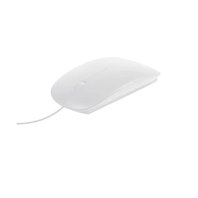 Bytech CLMSWR110WT Wired Optical Mouse - White - Walmart.com
