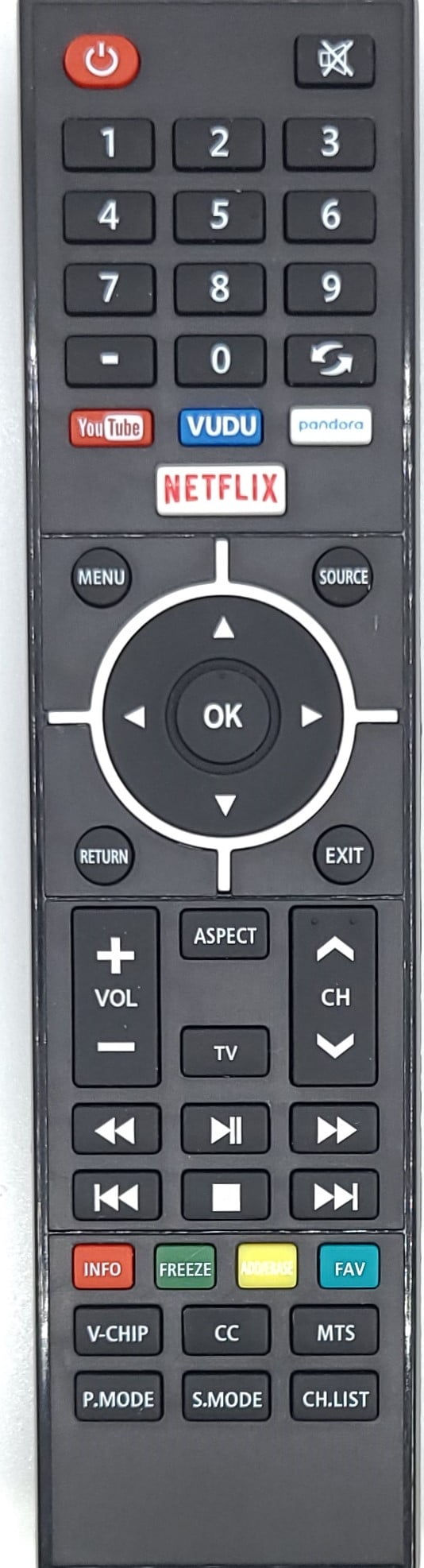 Replacement Remote for All Element LED TVs. Smart, 4K, Android, Plain ...