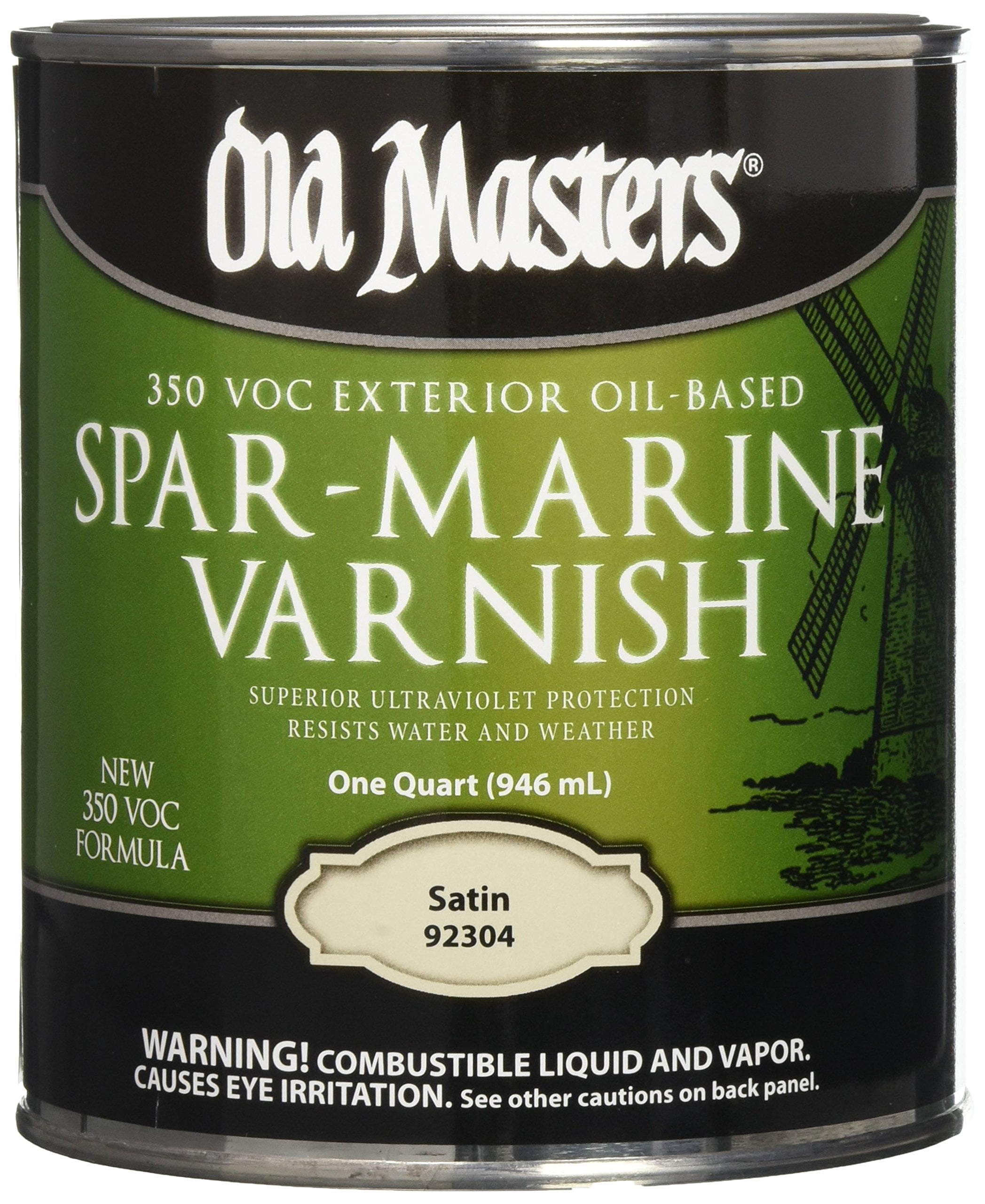 Old Masters 92304 Spar Marine Varnish, Satin - Walmart.com
