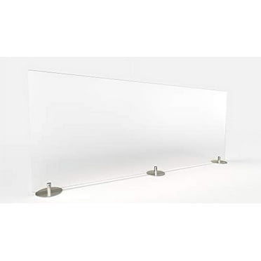 Azar Displays 179756-187 30" x 40" Acrylic Protective Shield with Metal ...