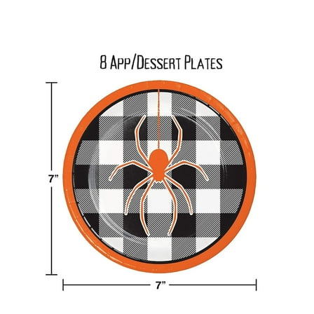 Creative Converting Retro Halloween Boo! Paper Dessert Plates, 24 ct ...
