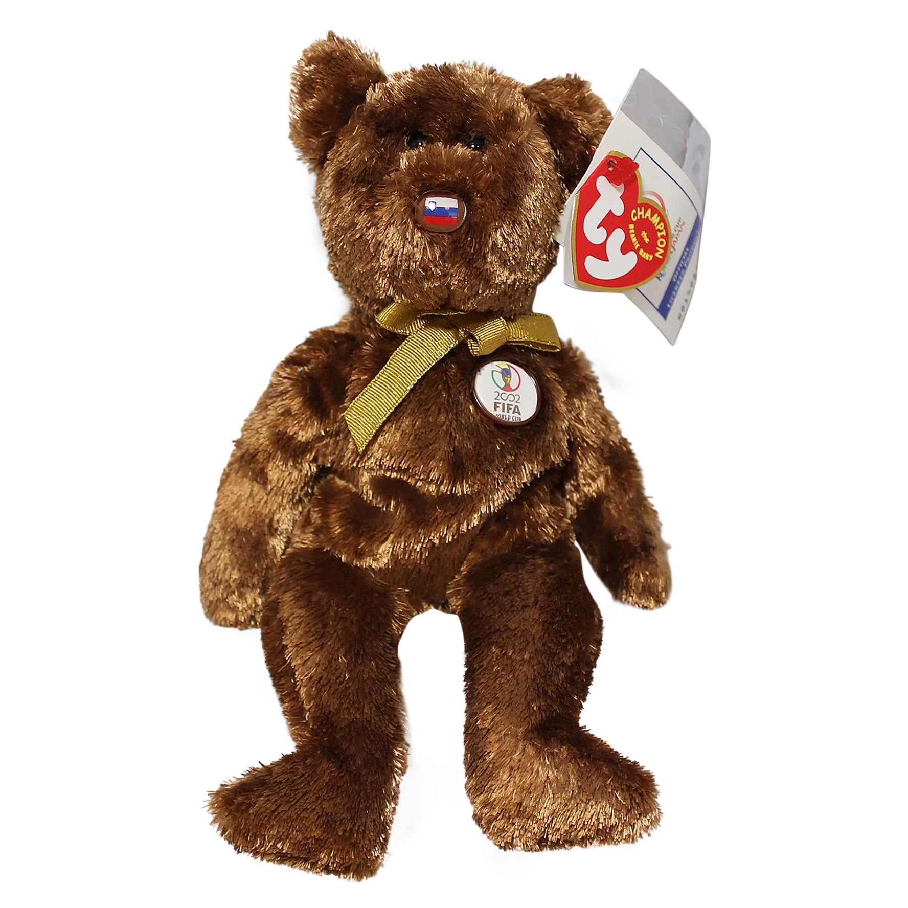 Ty Beanie Baby: Champion Slovenia FIFA World Cup Bear | Stuffed Animal ...