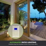 TOPGREENER Digital Astronomic Timer Switch, 7-Day Programmable Sunrise ...