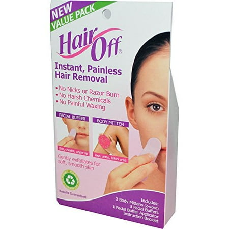 Hair Off Hair Remover Buffer and Mitten Value Pack 1 pack | Walmart Canada
