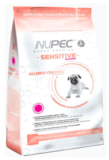 Alimento para perro Nupec Sensitive raza pequeña 2kg | Bodega Aurrera ...