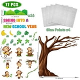 Summer Monkey Tree Bulletin Board Set Swing Into A New School Year ...