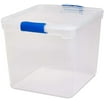 Free Shipping! Homz® 31 Quart Clear See-Thru Plastic Storage Bins with ...