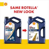 Shell Rotella T6 15W-40 Full Synthetic Diesel Engine Oil for Motor ...