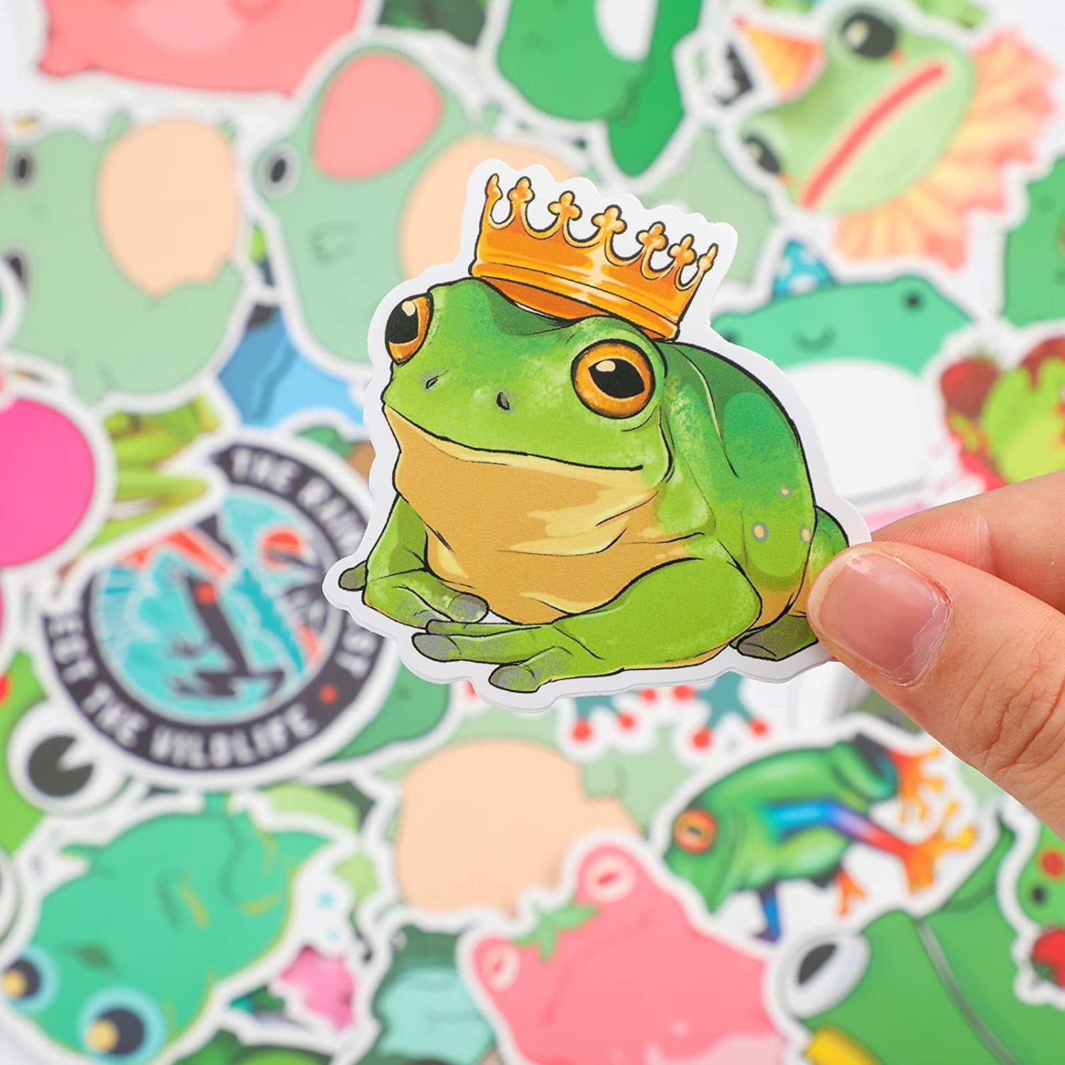 Laptop Electronics & Accessories Frog Laptop Decal Weatherproof Semi ...