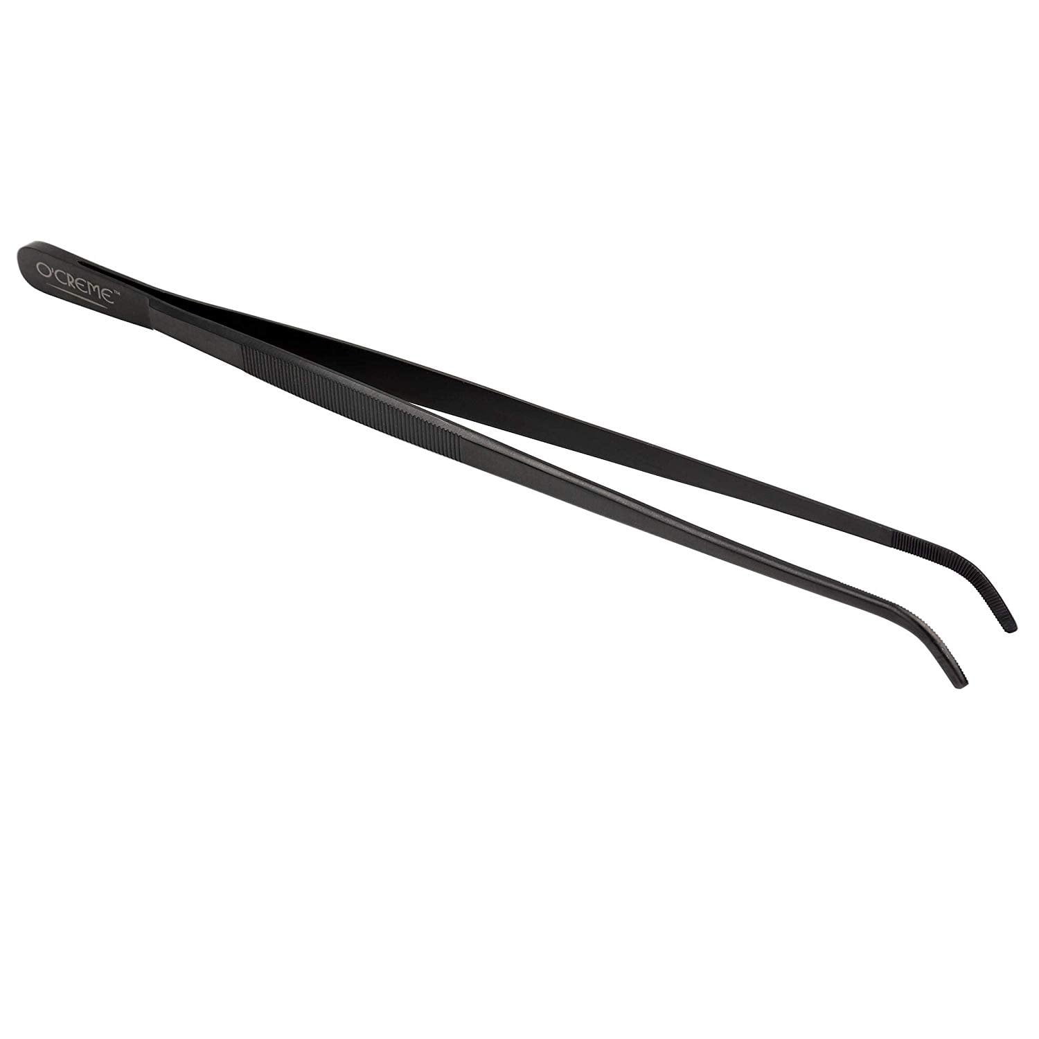 O'Creme 12 Inch Stainless Steel Precision Kitchen Culinary Tweezer ...