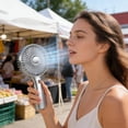 Cool Handheld Mini Fan, Rechargeable Adjustable Speeds Fan, Portable ...