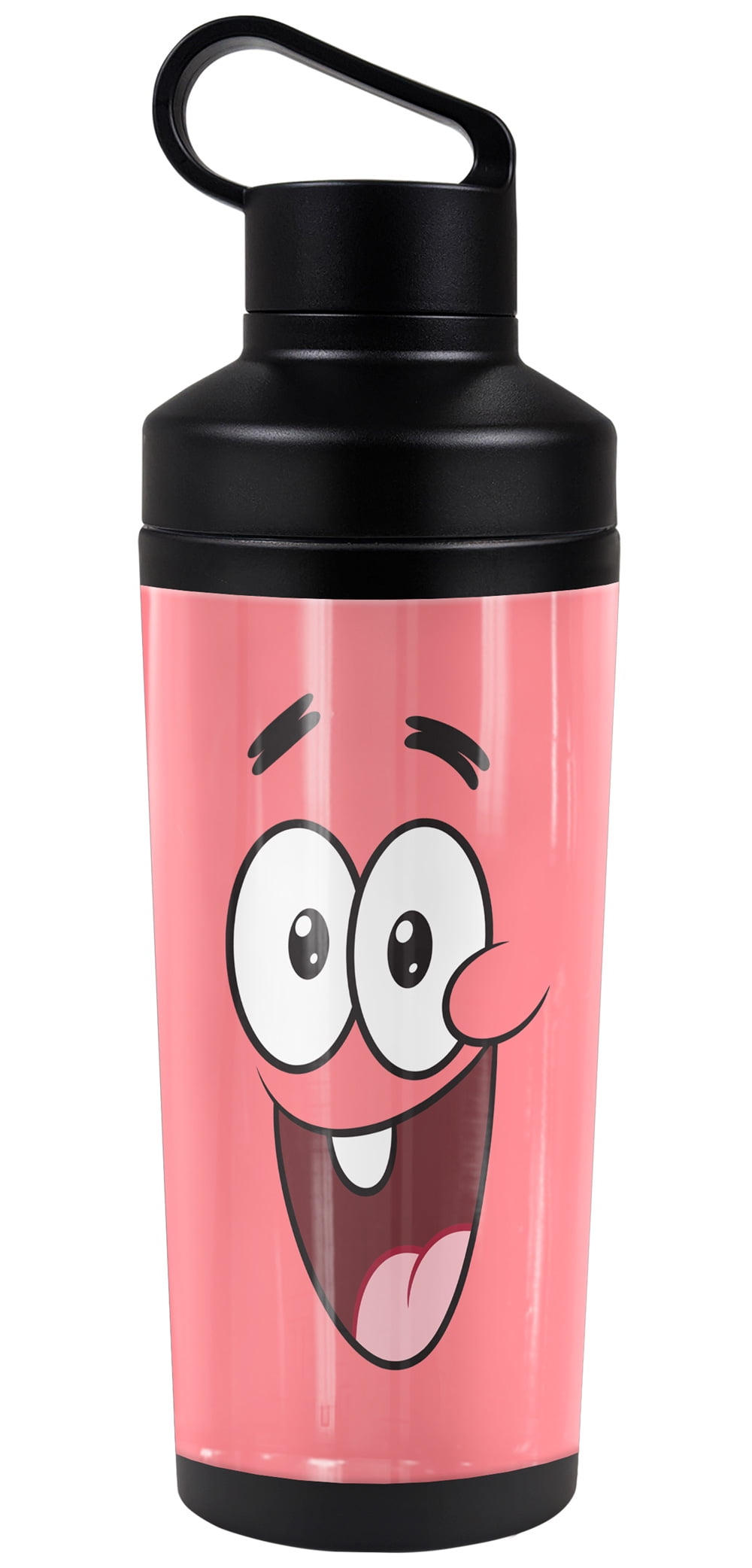 Spongebob Official Patrick Joyful Face 18 oz Insulated Water Bottle ...