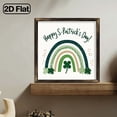 1pc St. Patrick's Day Wall Art, 8x8in Wood Frame Sign. Ideal Gift for ...