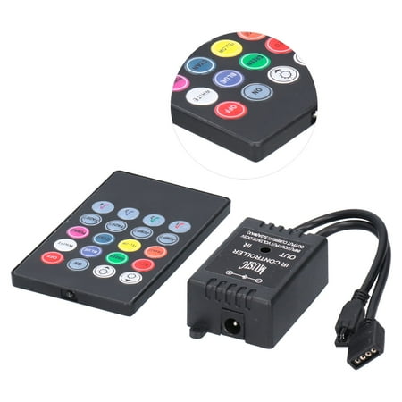 Sonew Light Sound Controller RGB Color 20‑Key Dimming Music Recognition ...