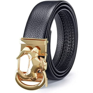 Mens Reversible Leather Belt, Dress Casual Belts for Men, One Belt ...