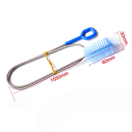 Flexible Pipe Cleaning Brush Nylon Drainage Cleaner Hair Blockage ...